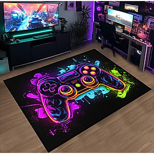AVIHA Gaming Rugs - Gamer Rug for Gamepad Enthusiasts' Bedroom or Living Room Decor - 36x24 inches