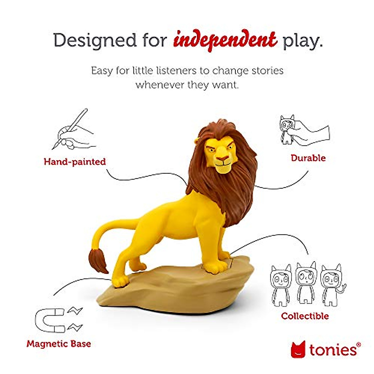 Tonies Simba Audio Play Character from Disney's The Lion King