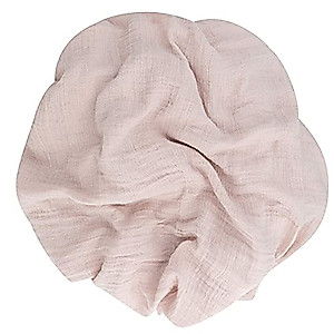 Ely's & Co. Cotton Muslin Swaddle Blanket 2-Pack for Baby Girl — 100% Cotton Muslin Extra-Large Swaddle Blankets (47” x 47”) Cranberry & Rosewater Pink