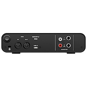 Motu M2 2x2 USB-C Audio Interface with XLR-XLR Cable Bundle