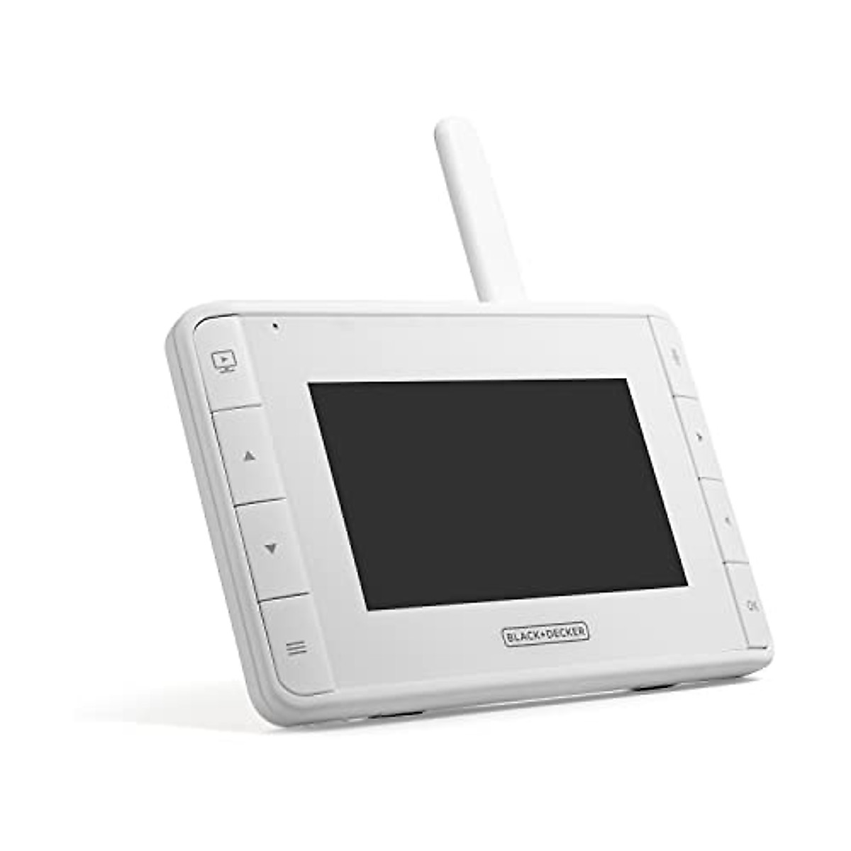 BLACK+DECKER 4.3" Digital Video Baby Monitor with Pan-Tilt-Zoom Camera, Infrared Smooth Video & Motorized Pan/Tilt, Auto Night Vision, and Room Temperature Monitoring, Smooth Motion, Two Way Talk