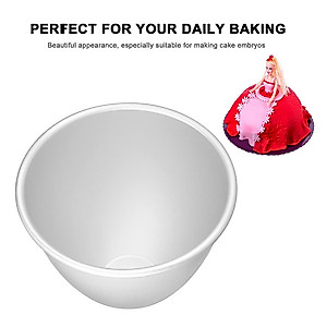 DOITOOL 2pcs Aluminium Alloy Doll Cake Pan Mold Princess Doll Cake Mold Baking Non Stick Dessert Mold Shaper Pastry Food Mold Baking Tools for Home Party 4inch