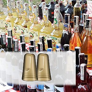 12 PCS Pour Spout Covers Set Universal Dust Caps for Pourers Translucent Liquor Pourer Covers Bottle Toppers Bottle Pour Bottle Covers Plastic Dust Caps for Home Kitchen Tools Supplies