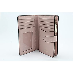 Kate Spade Leila Medium Compartment Bifold Wallet in Rose Smoke