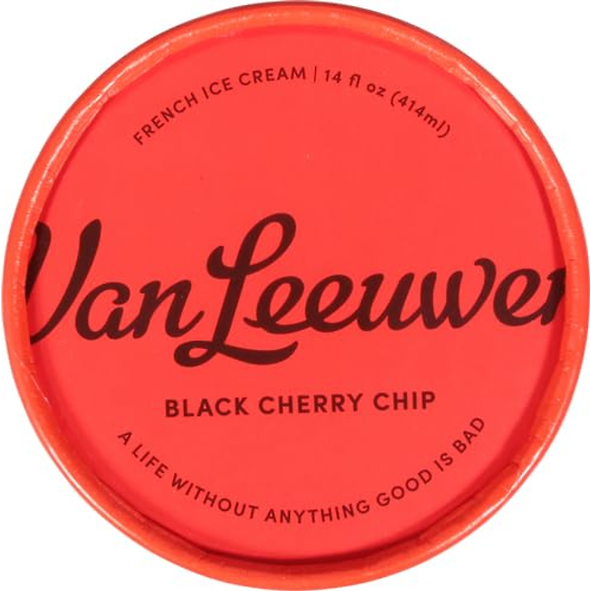 Van Leeuwen Black Cherry Chip Ice Cream 14 oz