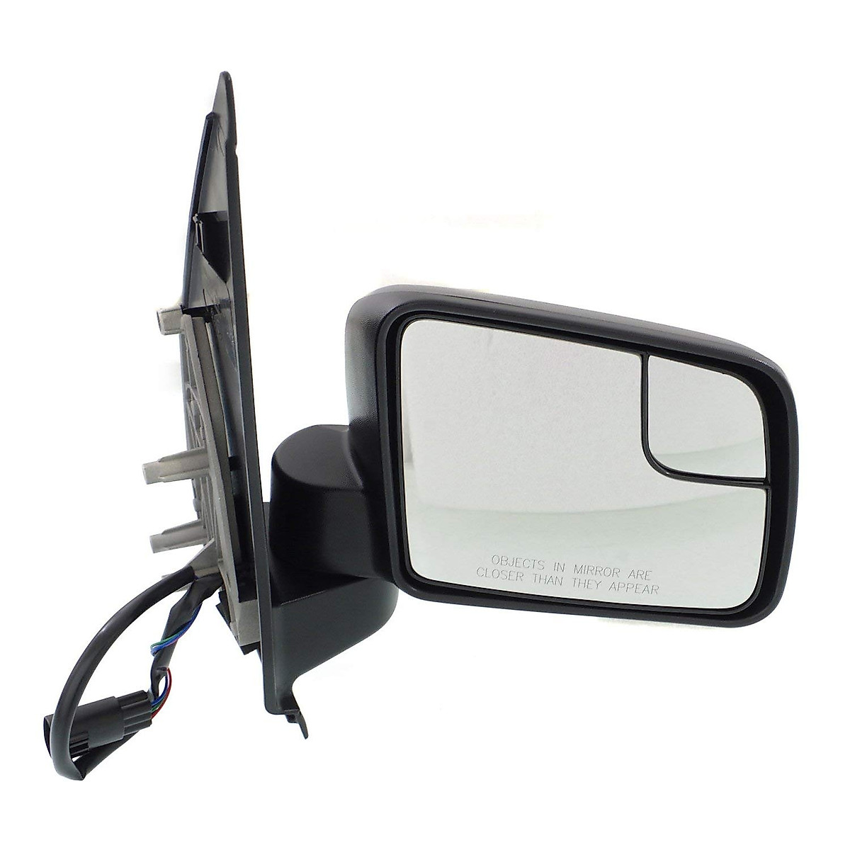 Kool Vue Passenger Side Power Mirror for Ford Transit Connect 2011-2013 With Spotter Glass Textured Built From October 4 2010