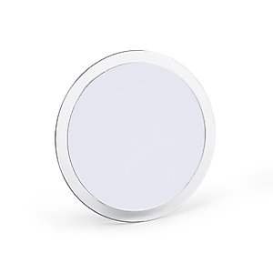 Jerdon Portable Travel Makeup Mirror – 9” Diameter Frame with 5X Magnification – Suction Cups Allow Wall Mounting – Travel Case Included – Model JSC5