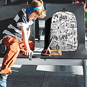 Rodeo 3D Waterproof Lightweight Bookbags,Cowboy Bucking Bull Western Sports American, 17" Bag Travel Backpack Full Size Zipper Bag for Boys Girls,Rust Beige