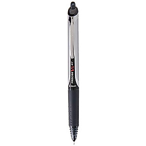 PILOT Precise V5 RT Refillable & Retractable Liquid Ink Rolling Ball Pens, Extra Fine Point (0.5mm) Black Ink, 6-Pack (13613)