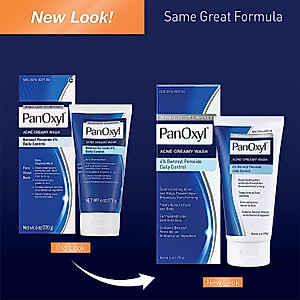 Panoxyl 4% Benzoyl Peroxide Acne Creamy Wash 6 oz (Pack of 2)
