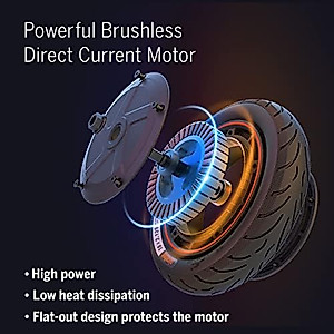 Segway Ninebot F25 Electric Kick Scooter, 300W Powerful Motor, 10-inch Pneumatic Tire, Foldable Commuter Electric Scooter for Adults, Dark Grey