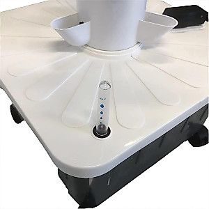 Hydroponic Tower, Aquaponic Culture System 45 Holes Net Pots Aeroponic Kit 15 Layers for Herbs, Fruits and Vegetables with Hydrating Pump, Adapter