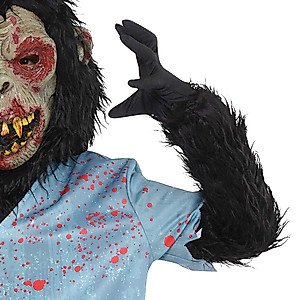 Amscan Zombie Chimpanzee Costume | Kids | Large | 1 Pc.