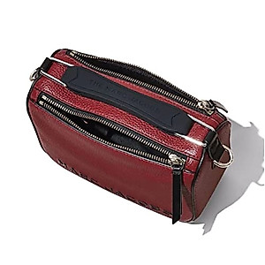 Marc Jacobs The Softbox 20 Vachetta Red With Silver Hardware Pebbled Leather Women's Shoulder Bag