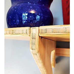 Grassracks Bamboo Floating Shelves - Strong Wall-Mounted Shelf (Single Shelf)