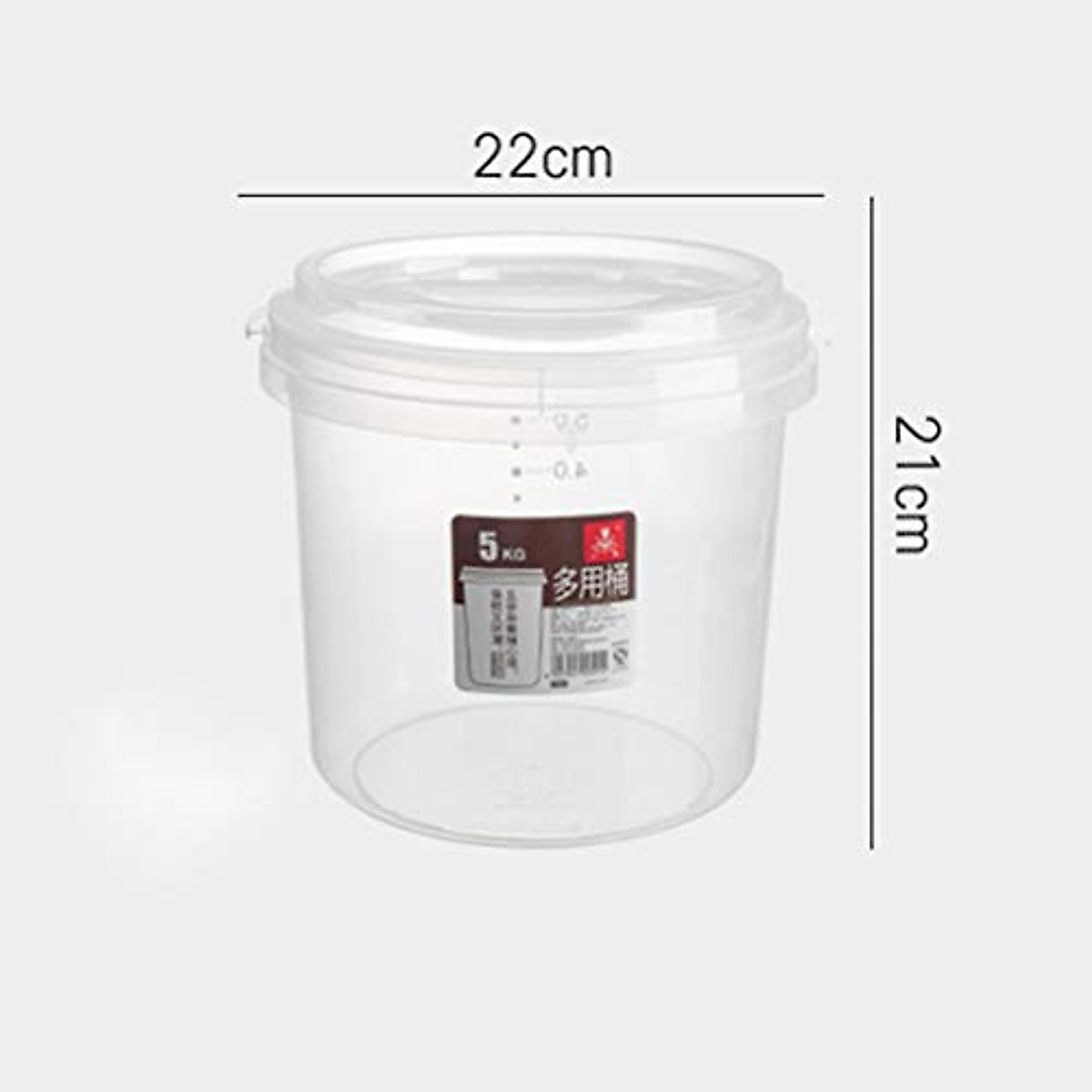 Cereal Rice Storage Container Plastic Sealed Bucket Practical Cereals Rice Storage Box Sealed Containers Kitchen Food Containers with Lid Cereal Container Bin for Home Rice Container