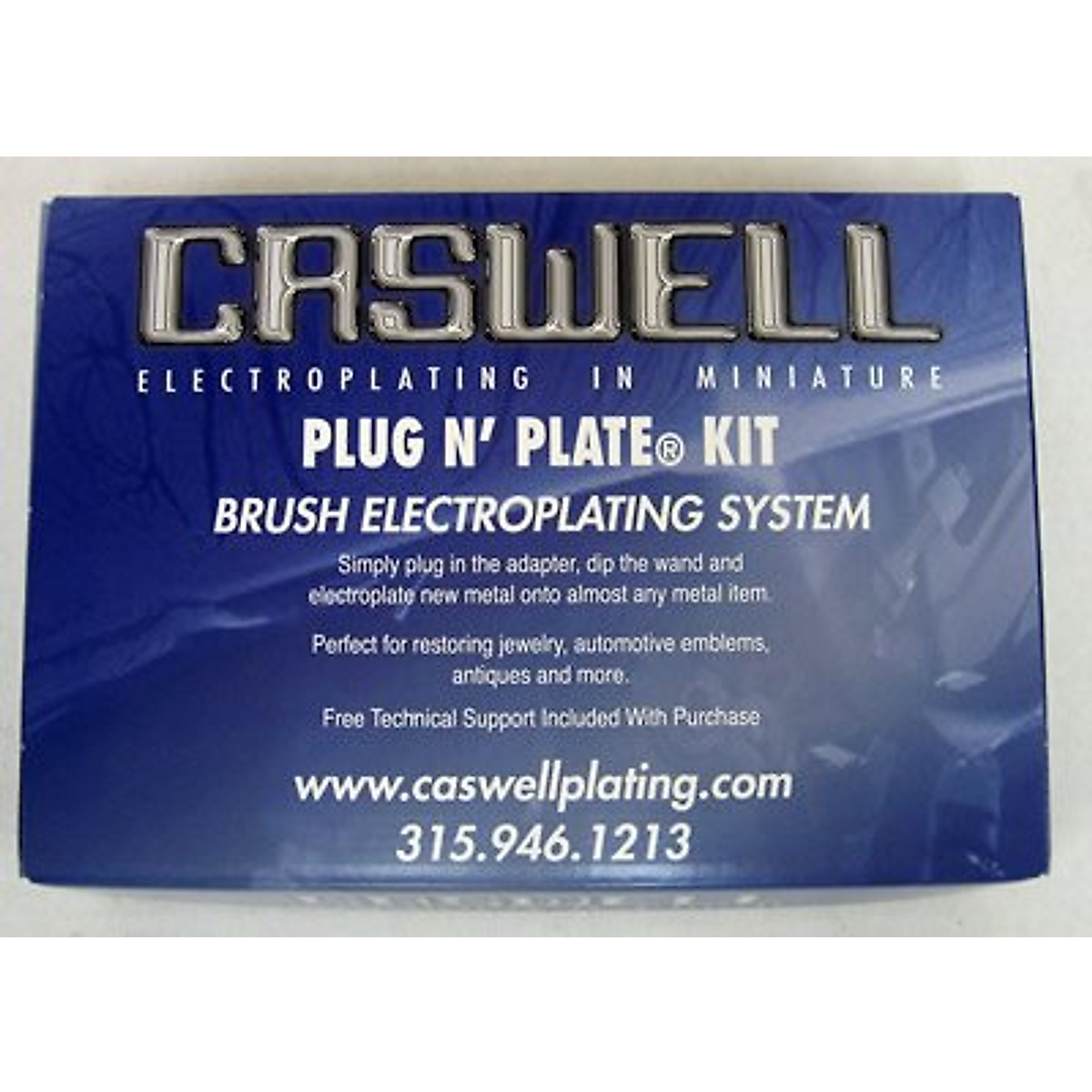 Caswell Plug Nâ€™ Plate Brass Plating Kit