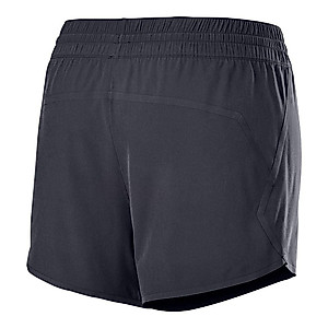 Wilson Women`s F2 Bonded 3.5 Inch Tennis Short Ebony (X-Small Ebony)