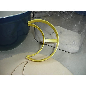 CRESCENT MOON SHAPE OUTLINE COOKIE CUTTER MADE IN USA PR4941