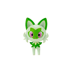 Pokémon Paldea Battle Figure 4 Pack - Features 2-Inch Pikachu, Fuecoco, Sprigatito, and Quaxly Battle Figures