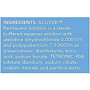 ACUVUE RevitaLens Multi-Purpose Disinfecting Solution 10 oz (Pack of 2)