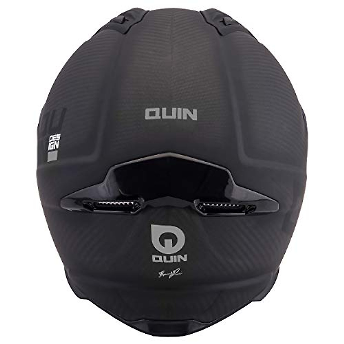 Quin Ghost Double Zero Carbon Fibre Smart Helmet (X-Large)