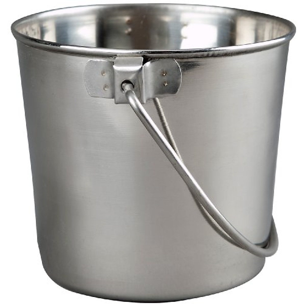 Advance Pet Products Heavy Stainless Steel Round Bucket, 9-Quart