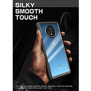 SUPCASE Unicorn Beetle Style Slim Clear Case for OnePlus 7T - Black