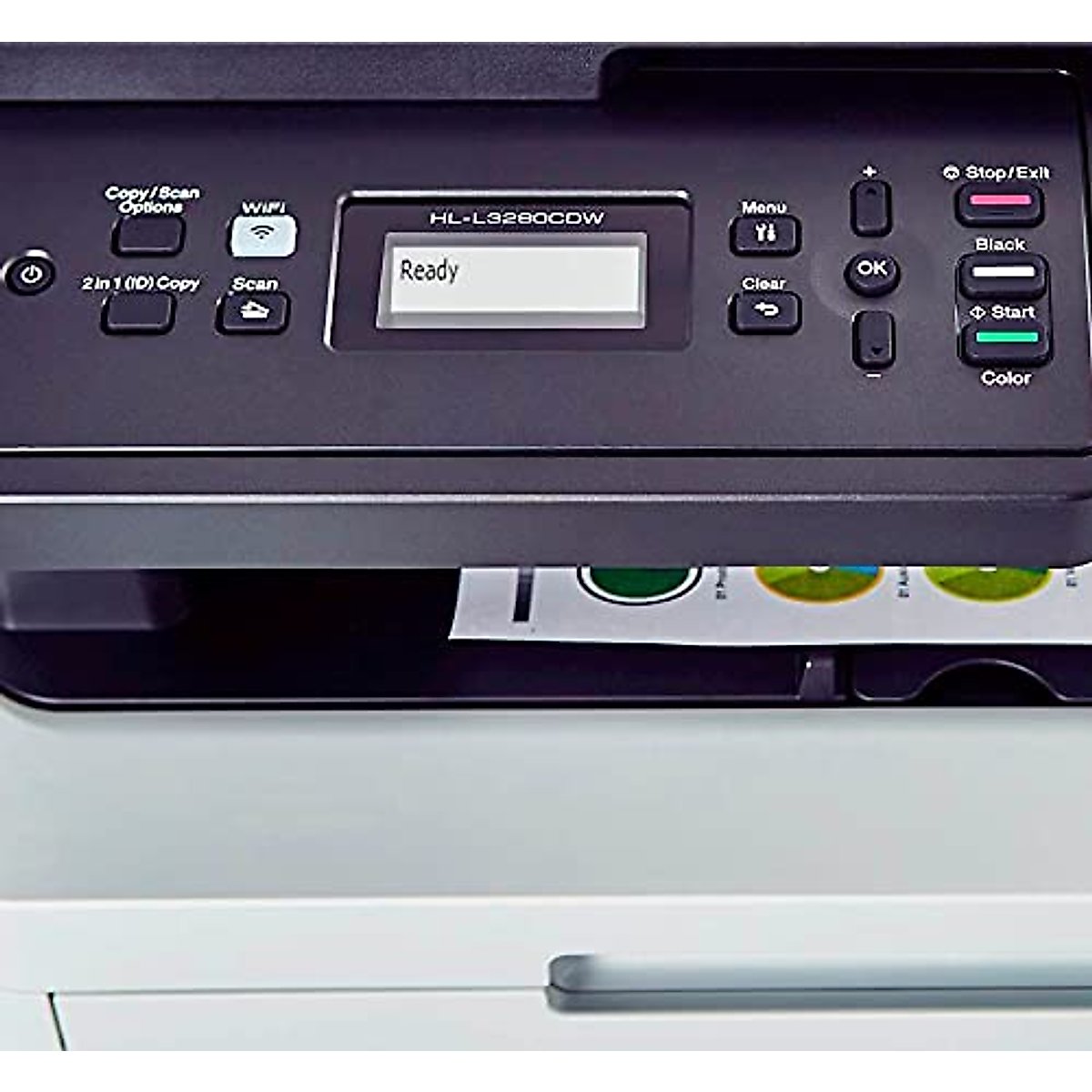 Brother Color HL-L3290CDW Compact Wireless Digital LED All-in-One Laser Printer for Office, White - Print Copy Scan - 25 ppm, 2400 x 600 dpi, 8.5 x 14, 512MB Memory, Auto Duplex Printing, 250 Sheet