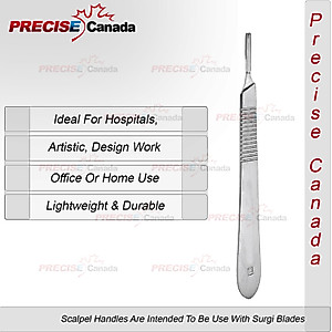 PC SCALPEL HANDLE # 3 WITH BLADES CARBON STEEL 20PC #11 BLADES