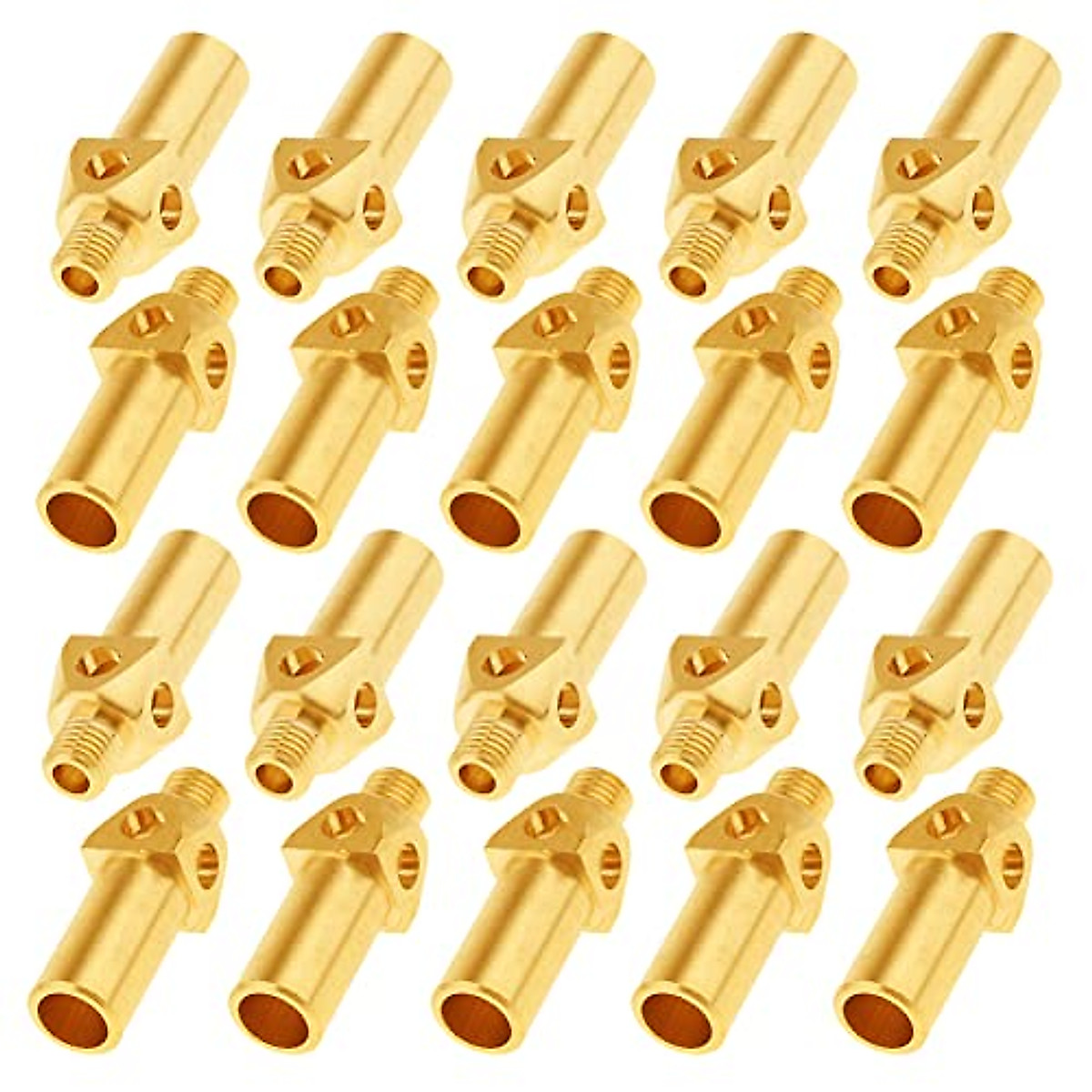Joywayus Brass Natural Gas Jet Tips for 10,20,32 Tips Cast Iron Burner Propane Gas Burner Nozzle(Pack of 20)