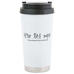 CafePress Veterinarian Stainless Steel Travel Mug Stainless Steel Travel Mug, Insulated 20 oz. Coffee Tumbler
