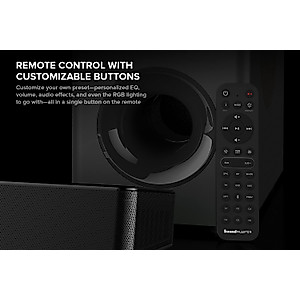 Creative Sound Blaster Katana V2 RGB True 5.1 Multi-Channel Gaming Soundbar with Subwoofer, ft. Tri-Amplified 5-Driver Design and Super X-Fi Technology, SXFI Battle Mode
