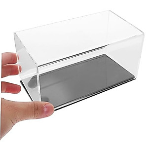 HOMSFOU Box Display Case Toys Acrylic Case Display Handicrafts Storage Case Acrylic Containers Figure Case Handicraft Case Handicrafts Case Puppet Model Artwork Protective Case Movable