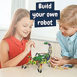 Science4you Scorpiobot Robotics Kit for Kids - Building Robot Toys for Kids 8-12 Year olds, Robot Kit with 161 Pieces, Stem Building Games, Robots for Kids, Gift for 8+ Year Olds Boys and Girls
