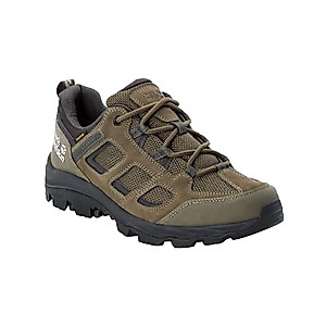 Jack Wolfskin Men's Vojo 3 Texapore Low M Hiking Boot, Khaki/Phantom, 10.5