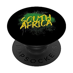 Graffiti South African, South African Rugby Braai Day PopSockets Swappable PopGrip