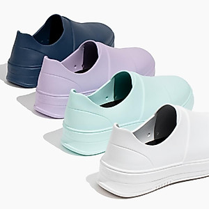 Gales Frontline Nurse Shoes for Women and Men, Lightweight Comfortable Slip Resistant Work Sneakers, Waterproof, Easy to Clean Footwear for Healthcare and Food Service Mint