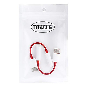 TITACUTE USB C to 3.5mm Audio Adapter 2 Pack Type C Male to 3.5mm Female Audio Cable Aux Adapter Stereo Headphone Jack Converter Adapter for OnePlus 10T 11 8T 7T 6T 7 8 9 10 Pro Google Pixel 6a 7a 6 7