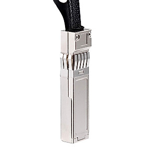 10Gtek 10G SFP+ to SFP+ Extender Cage with EEPROM on Cage Side, 3M Flat Cable in Nylon Jacket, 30AWG, 55cm