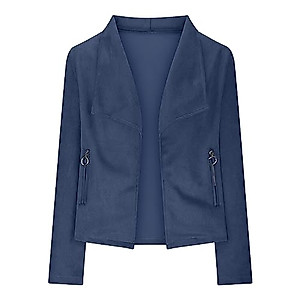 Jackets y2k Purple Plus Size Halloween Shirts Chunky Knit Open Front Sweater Long Sleeve Button Loose Short Cardigan Outerwear Coats Chaqueta para Mujer Casual 2XL Hoodies for Women Women's Hoodies