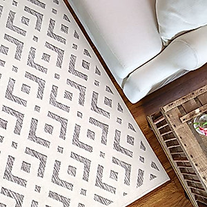 Simply Southern Cottage Covington Area Rug, 9' x 12', Grey