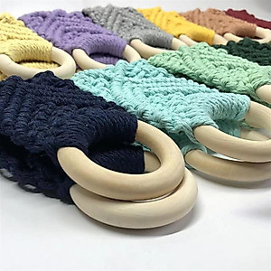 Macrame Kitchen Towel Holder, Macrame Towel Holder Ring, Macrame Dish Towel Holder, Macrame Towel Holde, Handmade Macrame Dish Towel Holder Decoration for Kitchen/Bathroom, Crochet Towel Holder