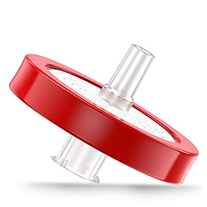 Syringe Filters PTFE Hydrophobic 25 mm 0.45 um Non Sterile 25/pk by KS-Tek