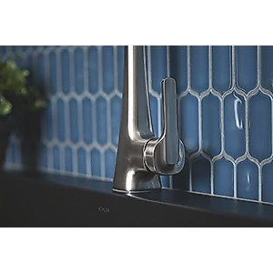 KOHLER R22867-SD-VS Maxton Pull-Down Kitchen Faucet with Soap Dispenser/Lotion Dispenser, Kitchen Sink Faucet with Pull Down Sprayer, Vibrant Stainless