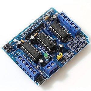 DEVMO L293D Motor Drive Shield Expansion Board Compatible with Ar-duino Duemilanove Mega UNO R3 AVR ATMEL