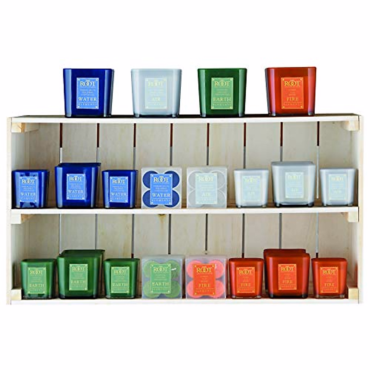 Root Candles Scented Candles Elements Collection Premium Handcrafted 2-Wick Candle, 10.5-Ounce, Water