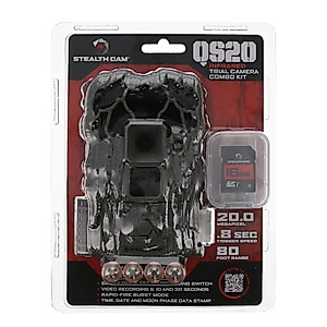 Stealth Cam QS20 Combo with Batteries and 16GB SD
