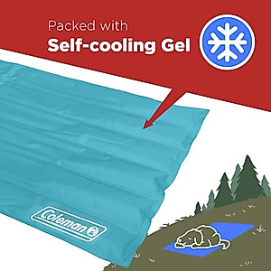 Coleman Comfort Cooling Gel Pet Pad Mat in Large 20"x36", for Large Pets