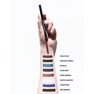 VASANTI Kajal Waterline Eyeliner Pencil - Long-lasting, Waterproof, Smudge-proof, Safe for Sensitive Eyes, Waterline Eye Liner - Opthalmologist Approved and Tested (Slate Grey)